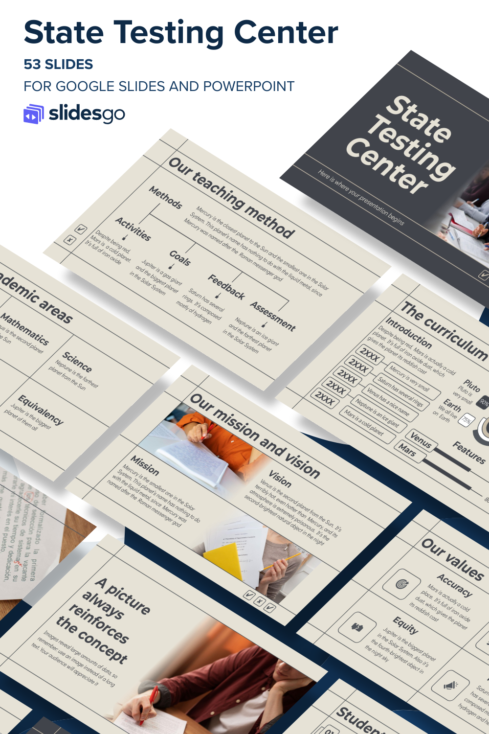State Testing Center | Google Slides & PPT