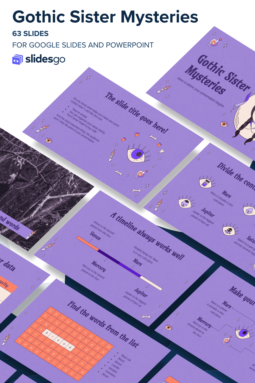 Gothic Sister Mysteries | Google Slides & PowerPoint