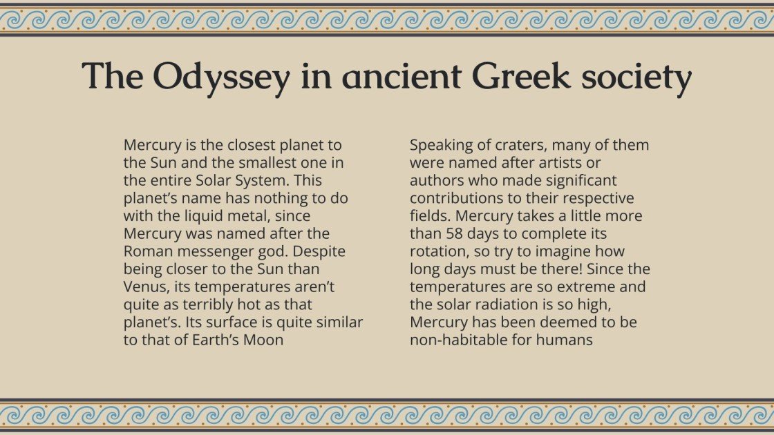 The Odyssey | Google Slides & PowerPoint