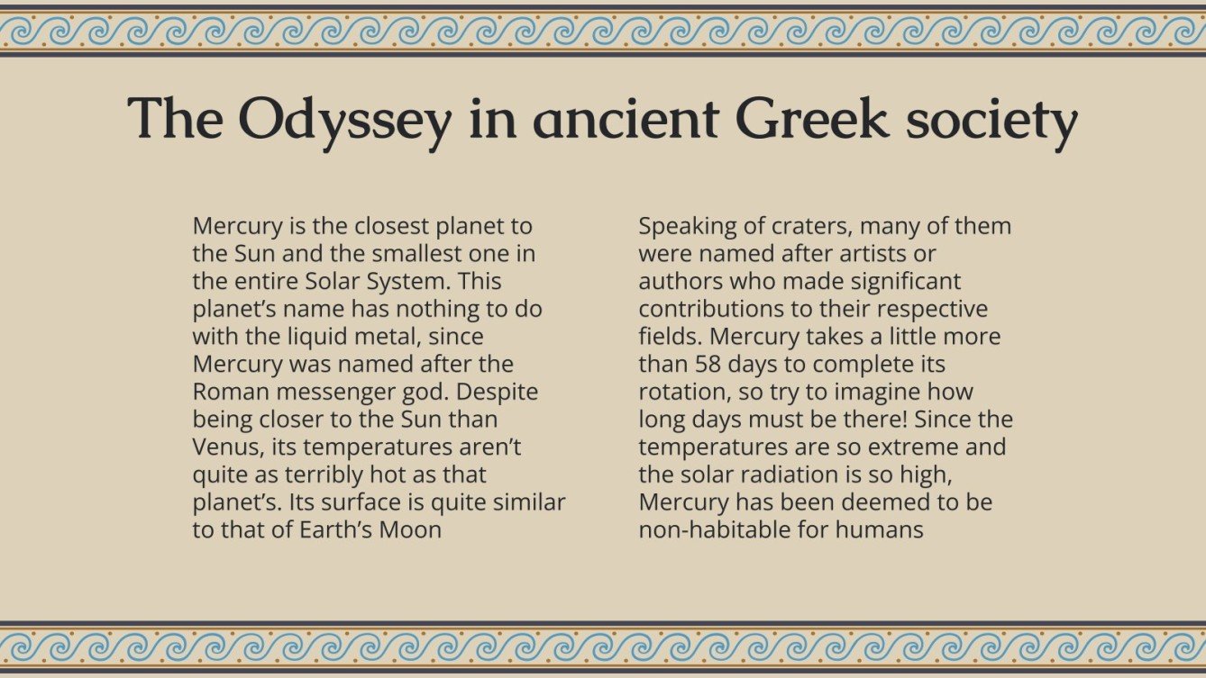 The Odyssey | Google Slides & PowerPoint