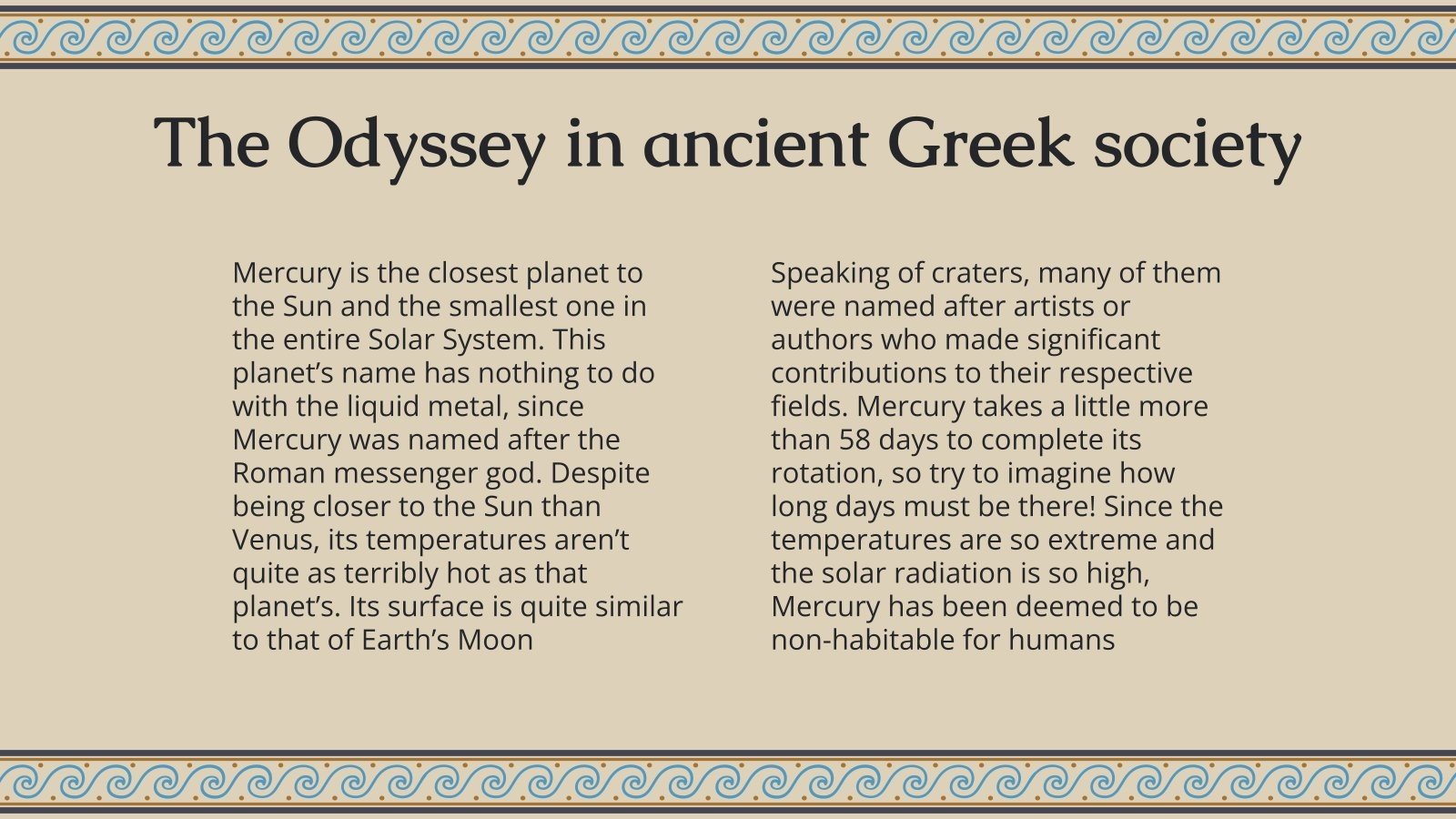 The Odyssey | Google Slides & PowerPoint