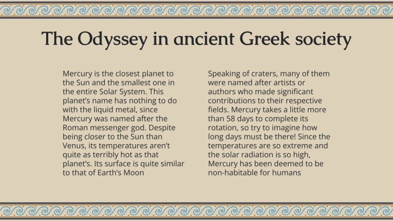 The Odyssey | Google Slides & PowerPoint