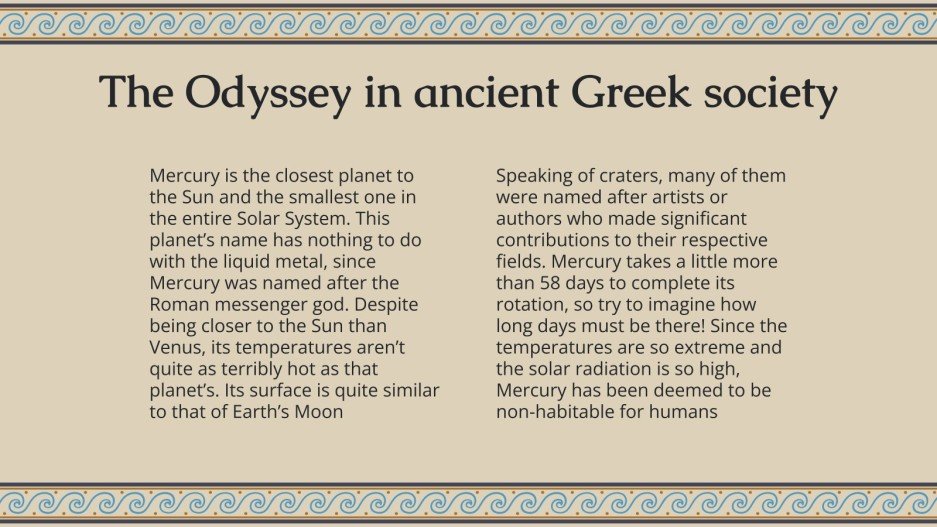 The Odyssey | Google Slides & PowerPoint