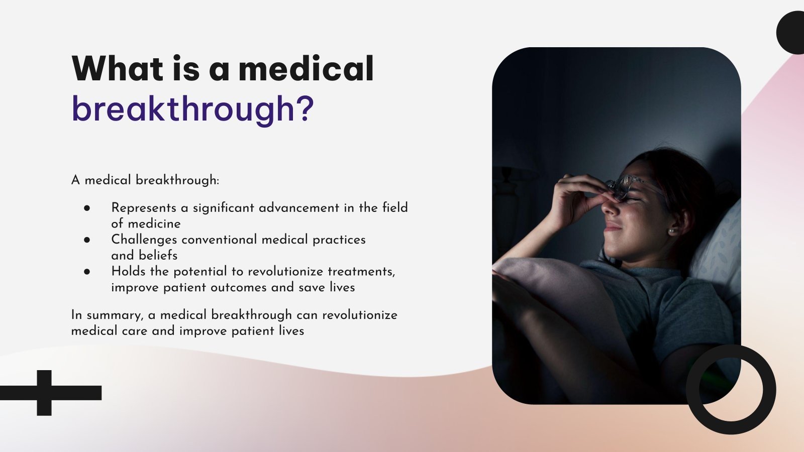 Night Blindness Breakthrough | Google Slides & PPT