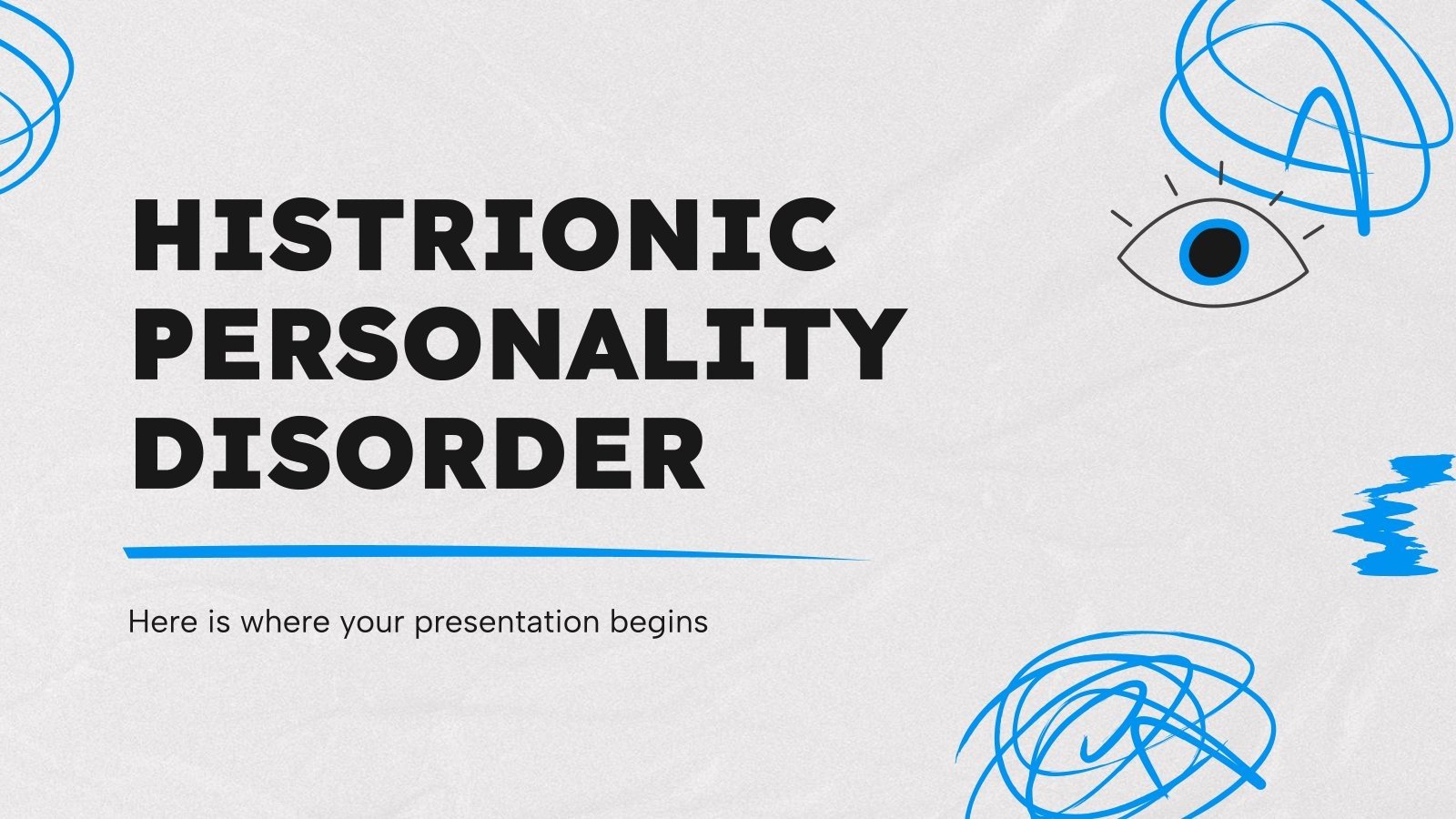 Histrionic Personality Disorder | Google Slides & PowerPoint