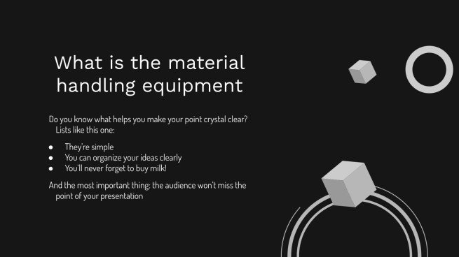 Material Handling | Google Slides & PowerPoint template