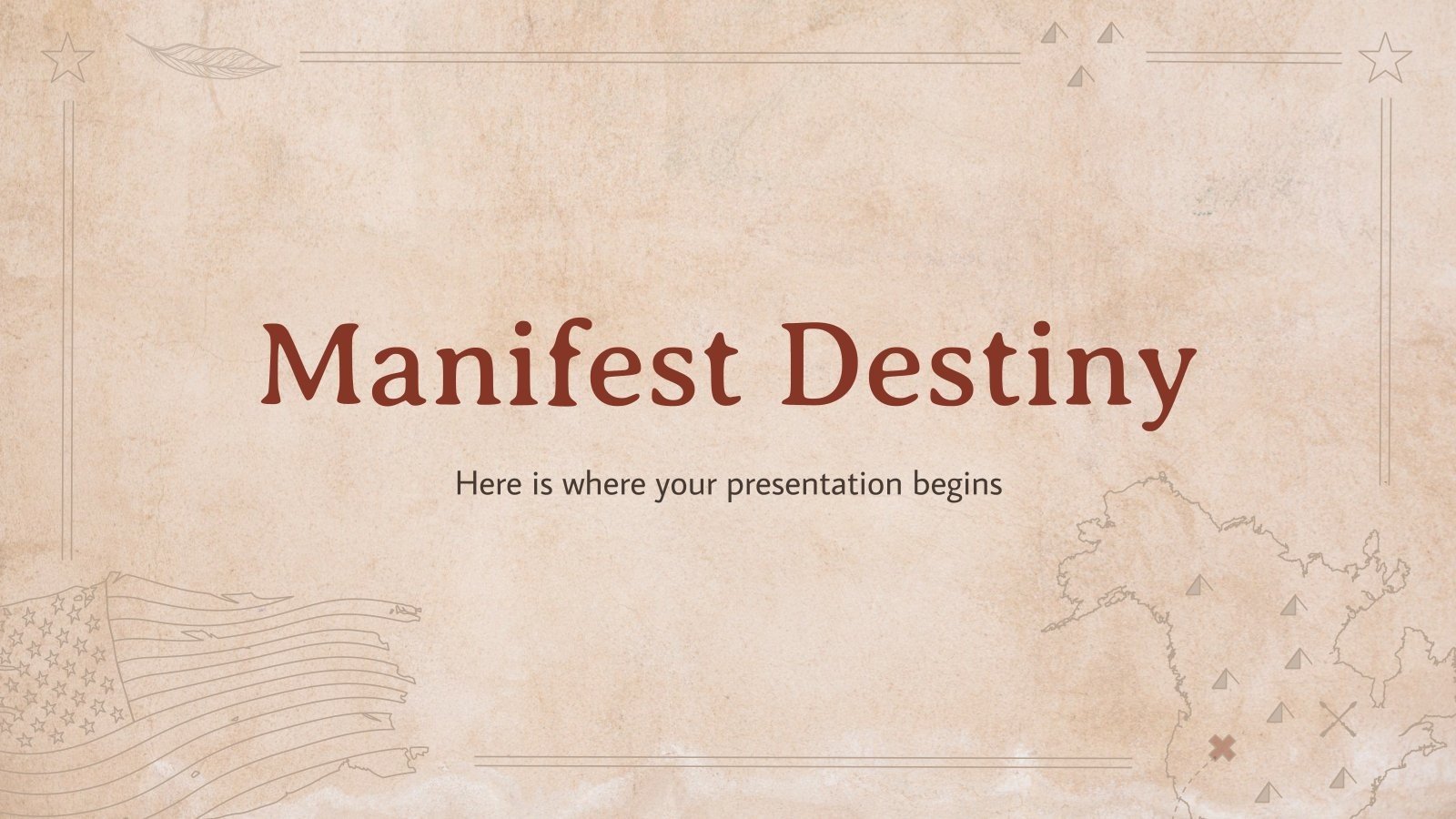 Manifest Destiny | Google Slides & PowerPoint template