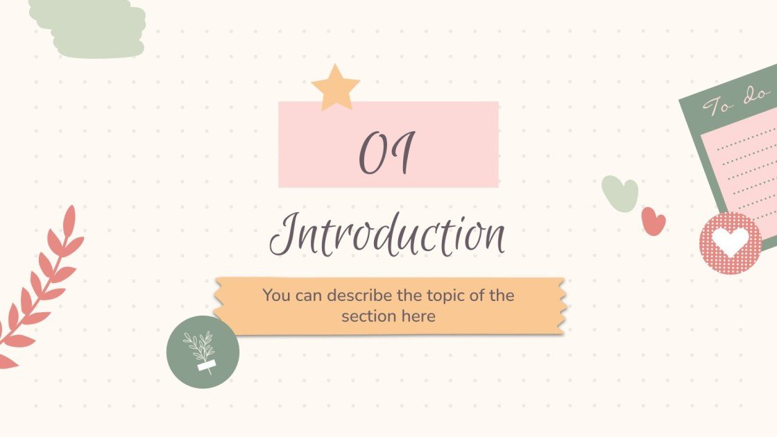 Panno Pastel Scrapbook Style Subject Presentation