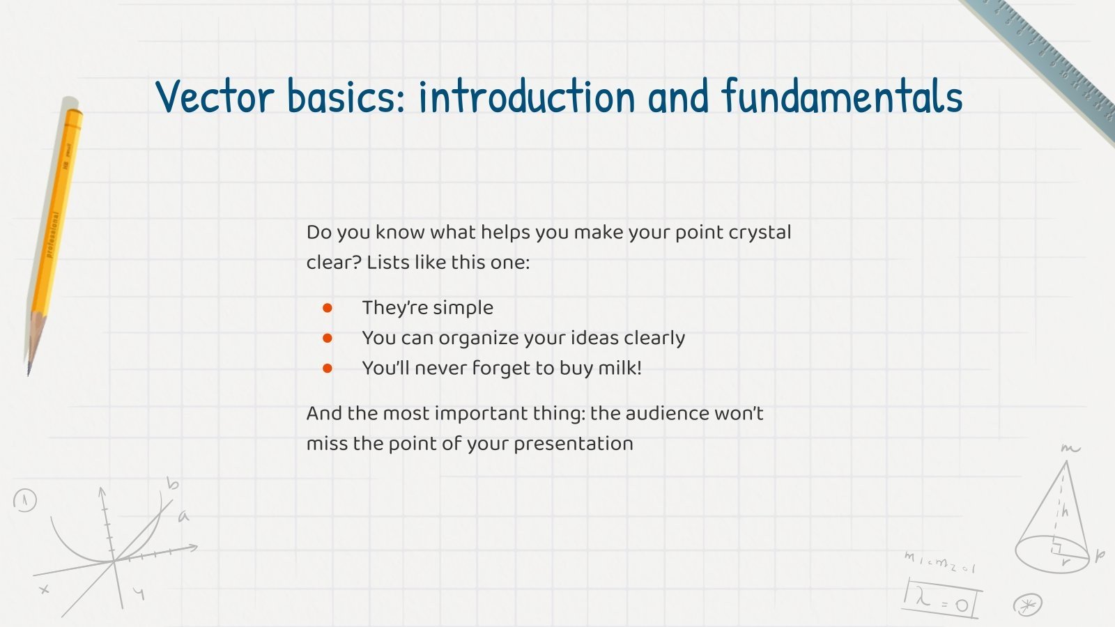 Pre-Calculus Lesson for High School: Vectors | Google Slides
