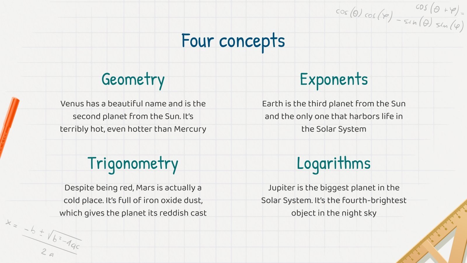 Pre-Calculus Lesson for High School: Vectors | Google Slides