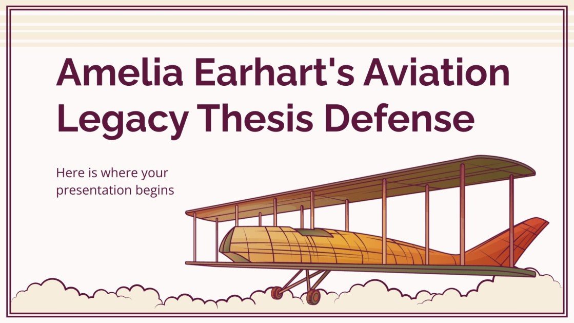 Free templates about airplanes for Google Slides and PowerPoint