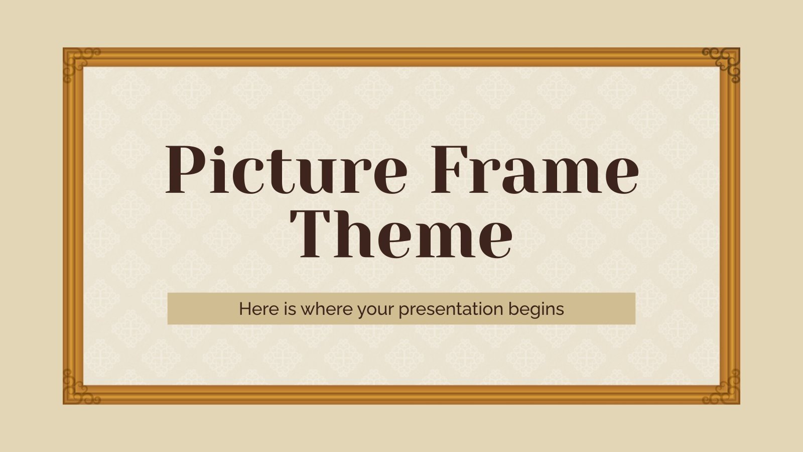 Picture Frame Theme | Google Slides & PowerPoint