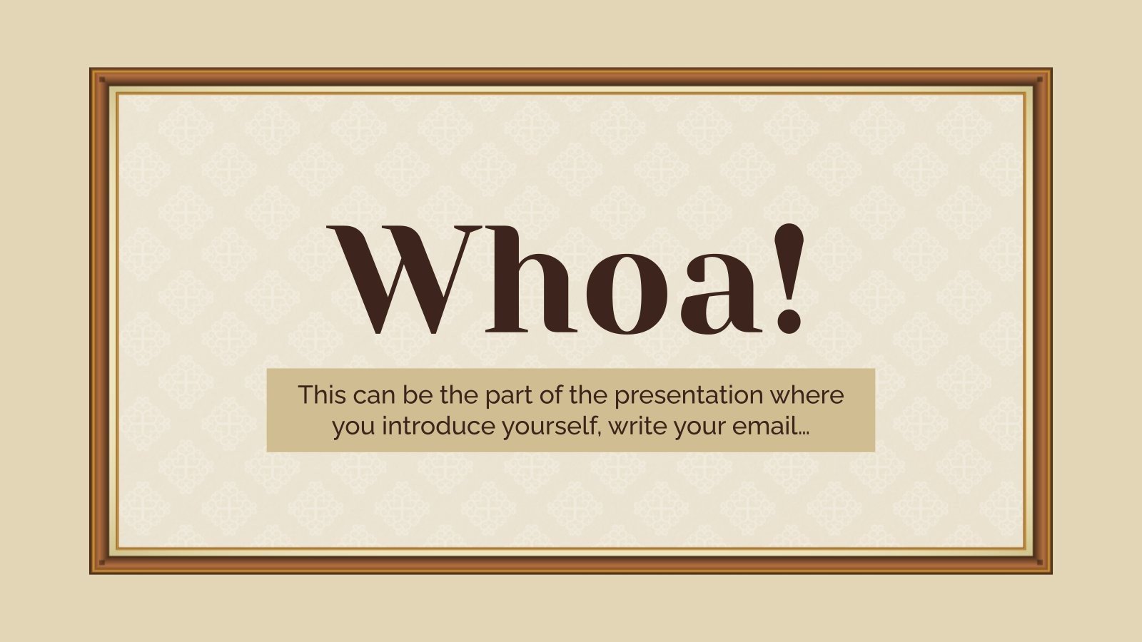 Picture Frame Theme | Google Slides & PowerPoint