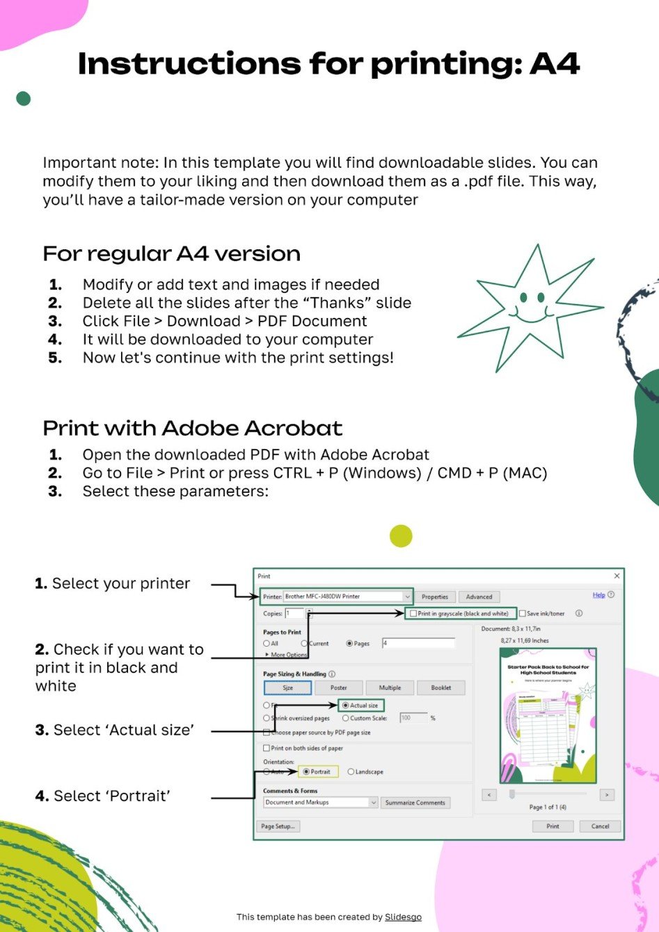 Starter Pack Back To School for High School Students
