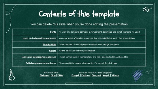 Doodle Chalkboard Style Lesson | Google Slides & PPT