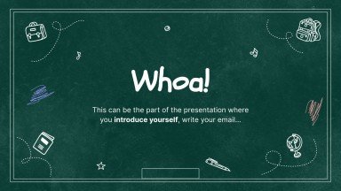 Doodle Chalkboard Style Lesson | Google Slides & PPT