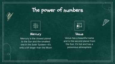 Doodle Chalkboard Style Lesson | Google Slides & PPT