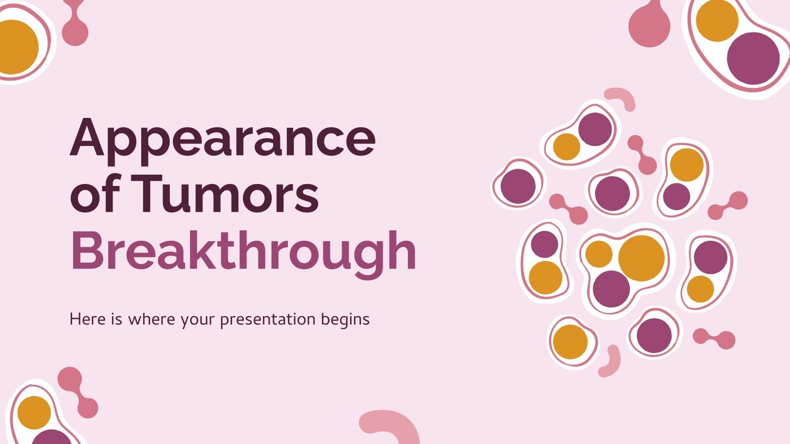 Plantillas gratis sobre el Cáncer para Google Slides y PowerPoint