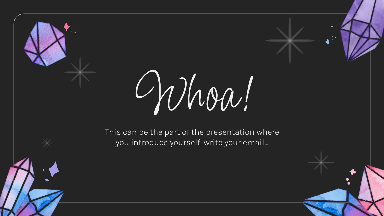 Magic Crystals Theme | Google Slides & PowerPoint