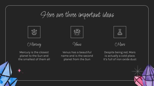 Magic Crystals Theme | Google Slides & PowerPoint