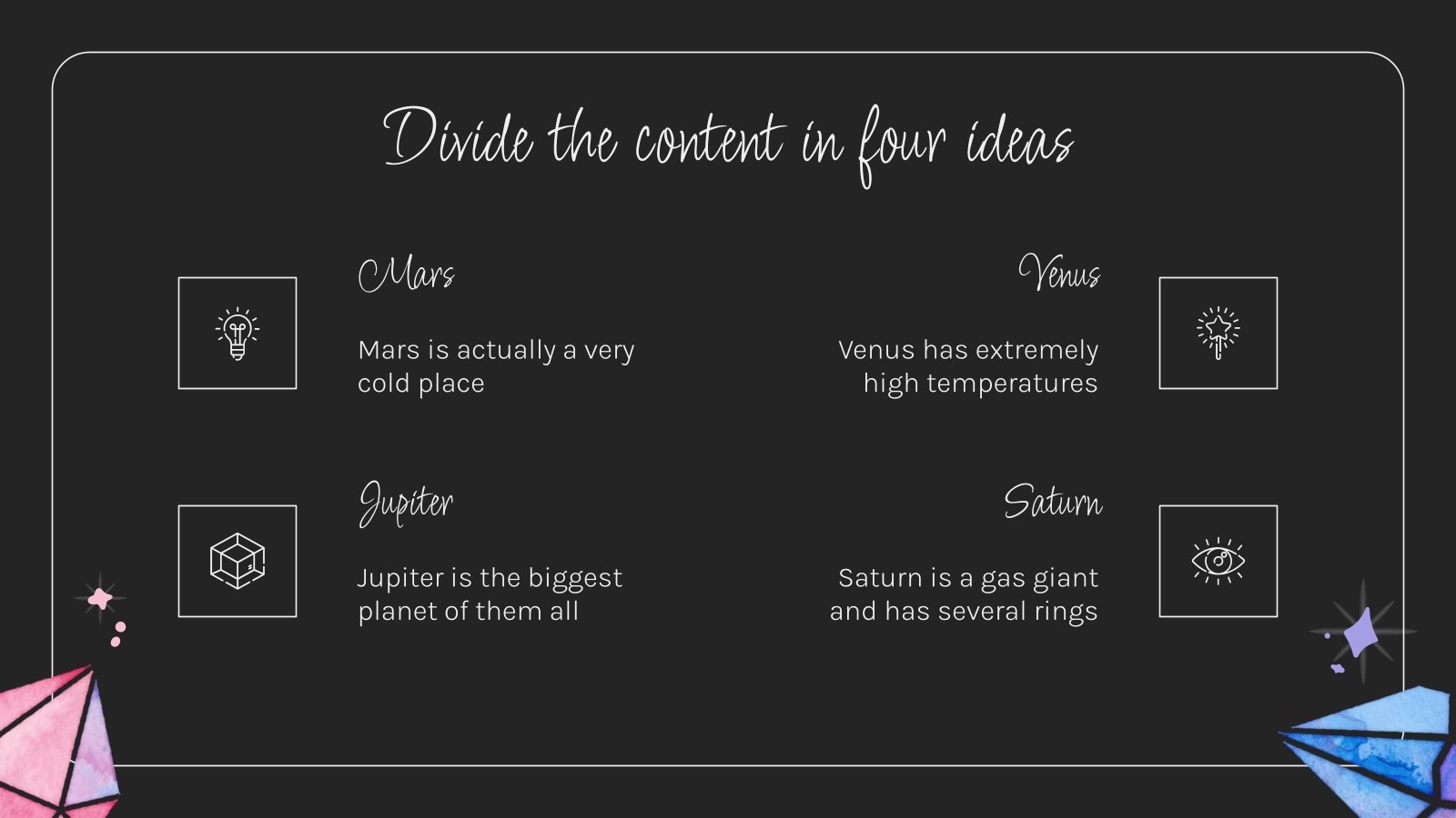 Magic Crystals Theme | Google Slides & PowerPoint