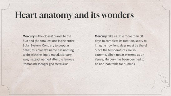 Heart Anatomy | Google Slides & PowerPoint template