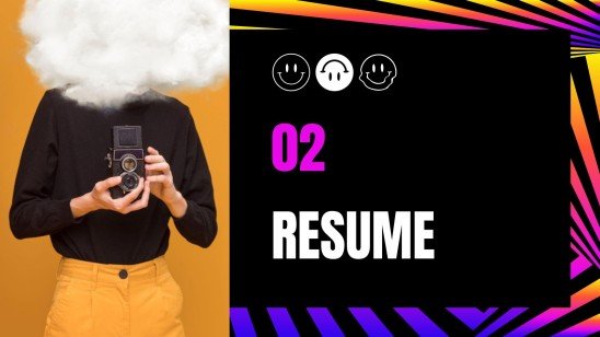 Trippy Style Portfolio | Google Slides & PowerPoint