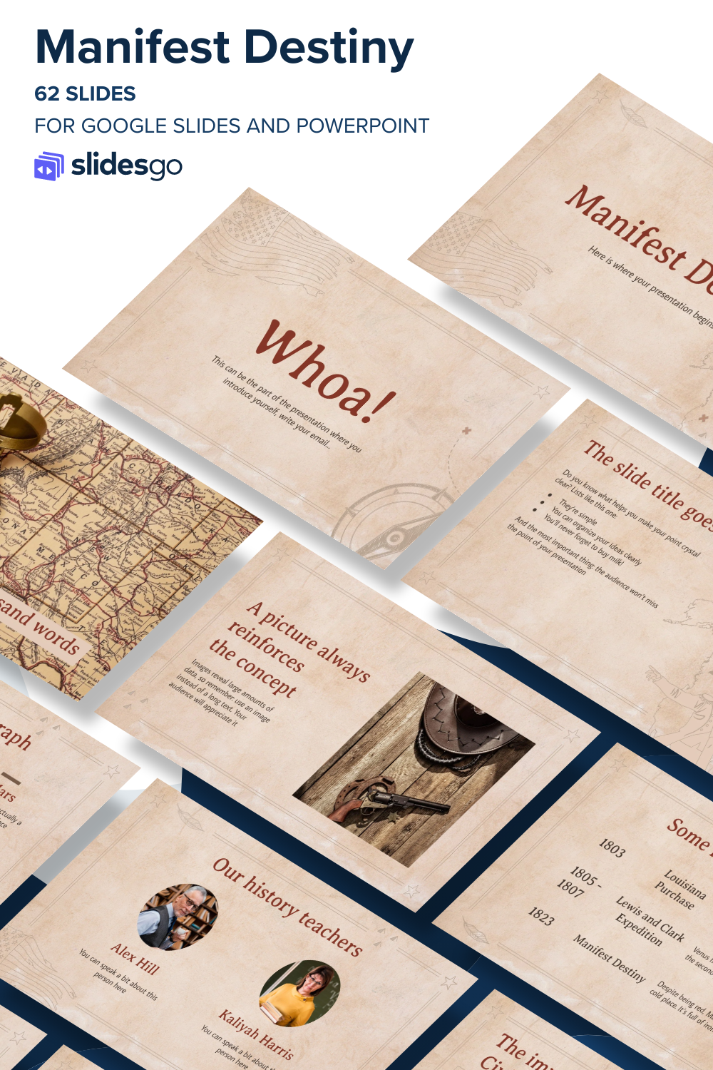 Manifest Destiny | Google Slides & PowerPoint template