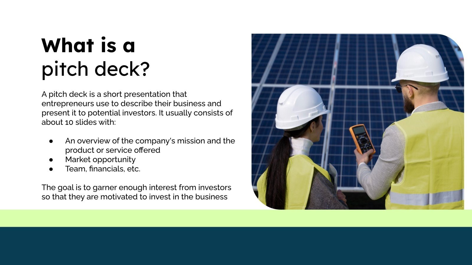 Solar Power Plant Pitch Deck | Google Slides & PowerPoint