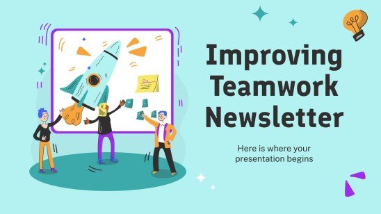 Improving Teamwork Newsletter | Google Slides & PowerPoint