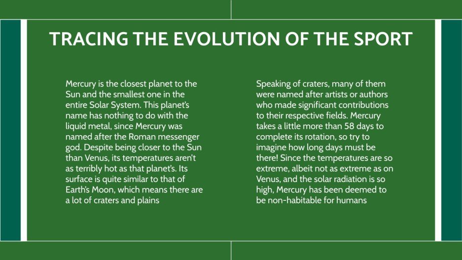 Tennis Theme | Google Slides & PowerPoint template