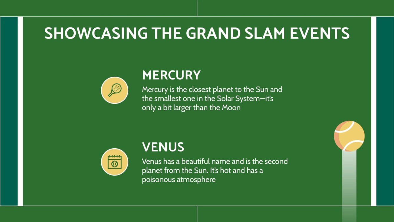 Tennis Theme | Google Slides & PowerPoint template