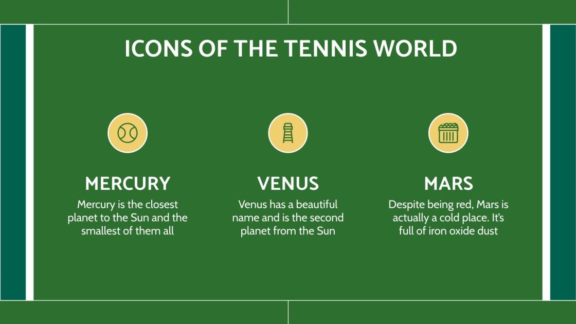 Tennis Theme | Google Slides & PowerPoint template