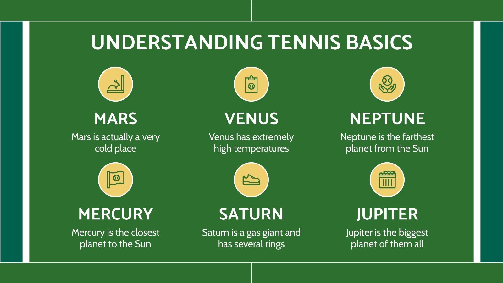 Tennis Theme | Google Slides & PowerPoint template