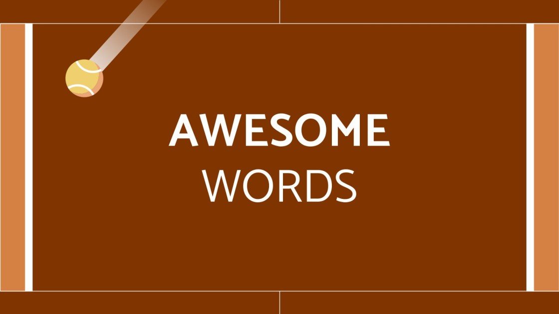 Tennis Theme | Google Slides & PowerPoint template