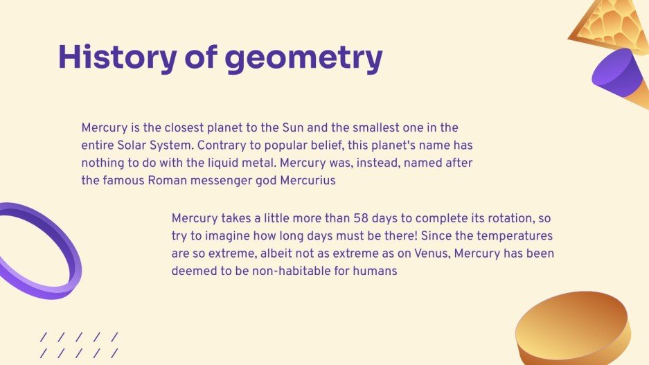 Geometry Basics for High School | Google Slides & PPT