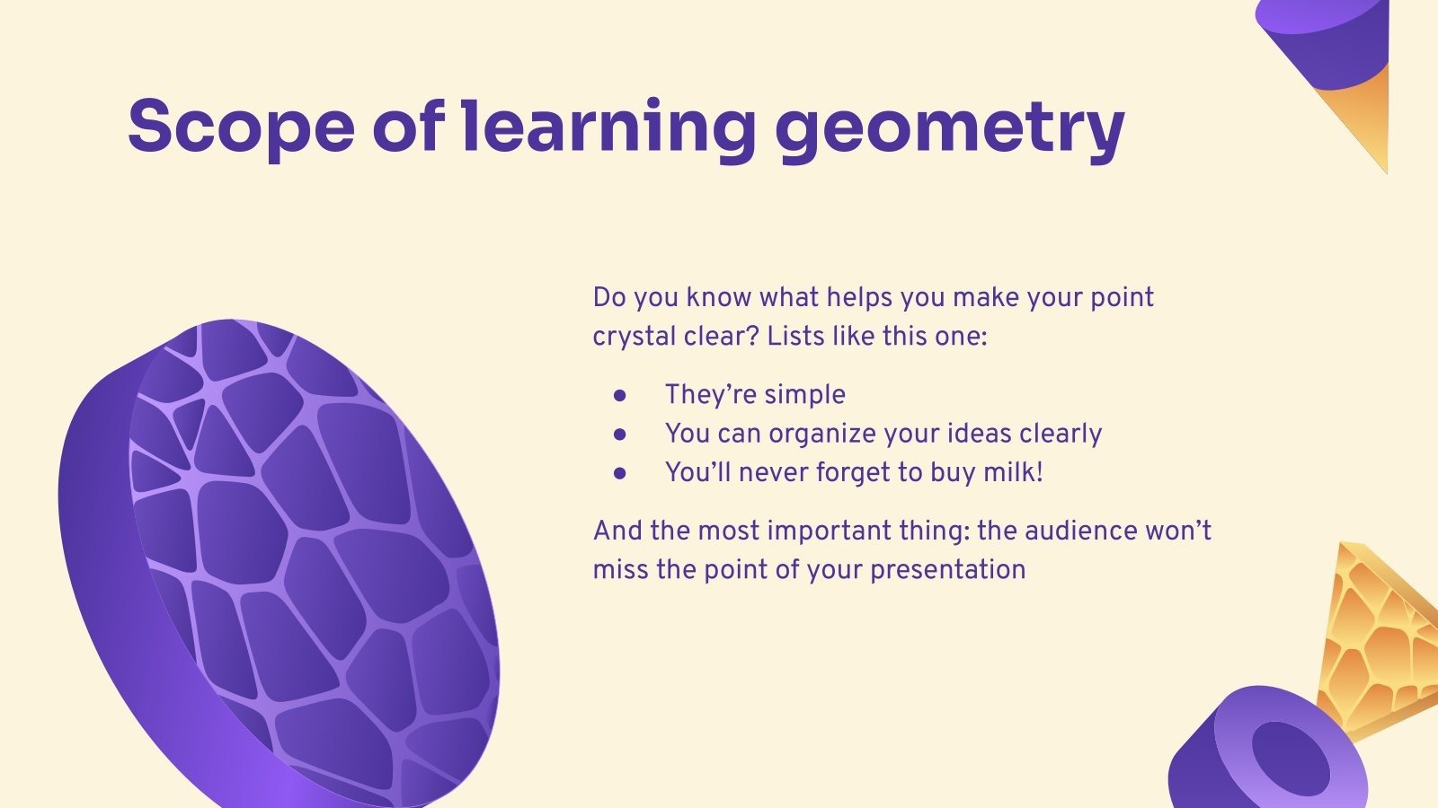 Geometry Basics for High School | Google Slides & PPT