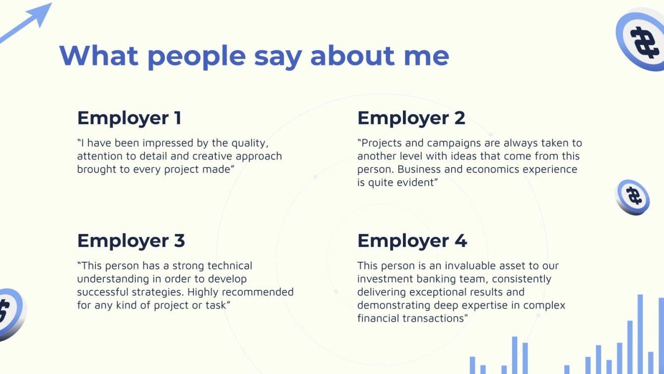 Investment Banking Expert Portfolio | Google Slides & PPT