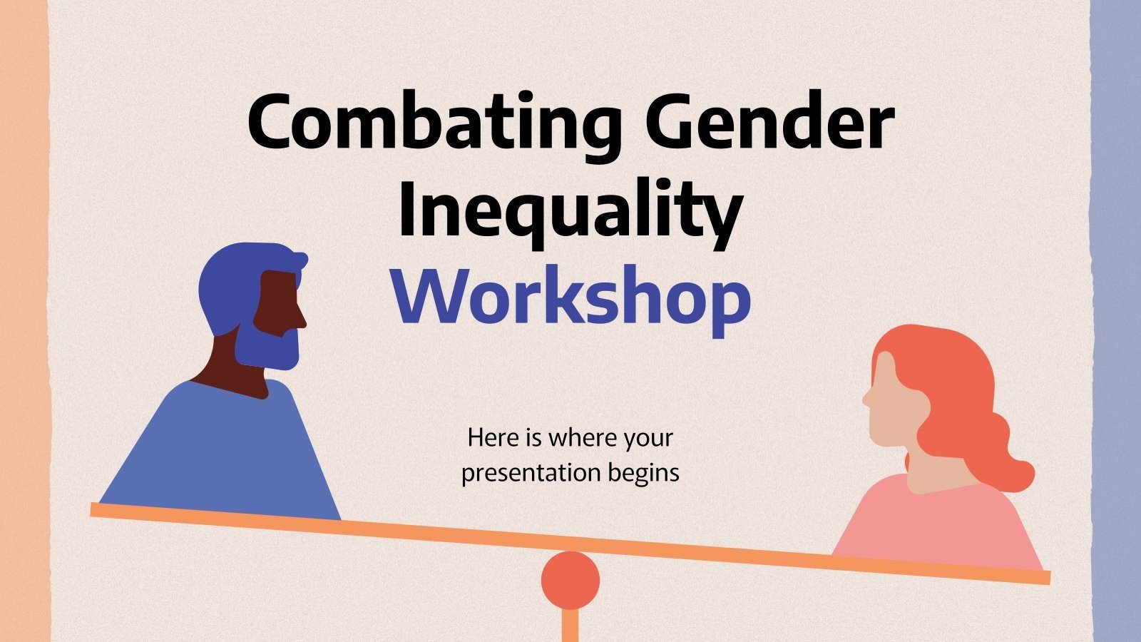 Combating Gender Inequality Workshop | Google Slides & PPT
