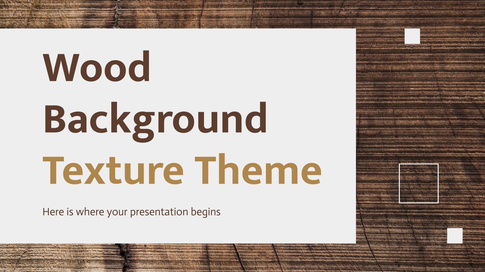 Free templates about Wood for Google Slides & PowerPoint