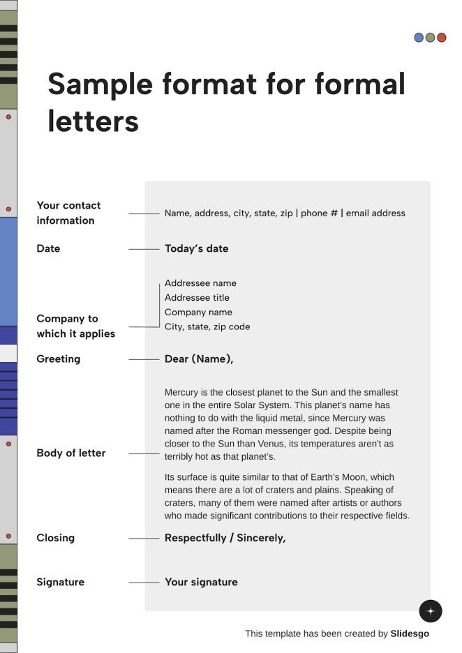 Professional Letters Template for Business | Google Slides