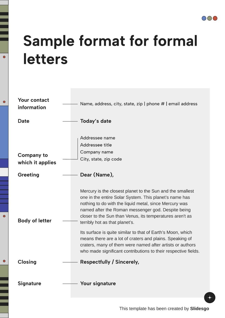 Professional Letters Template for Business | Google Slides