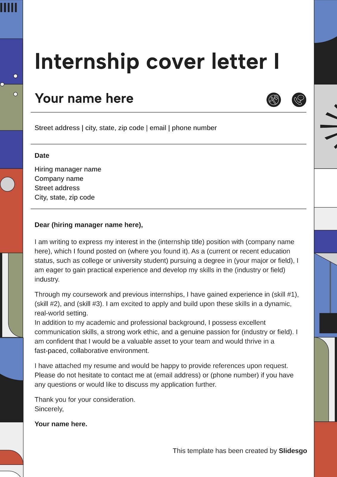 Professional Letters Template for Business | Google Slides