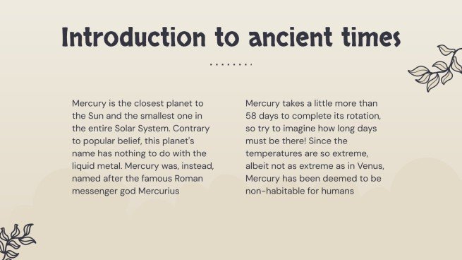 Social Studies Subject for High School: Ancient Times