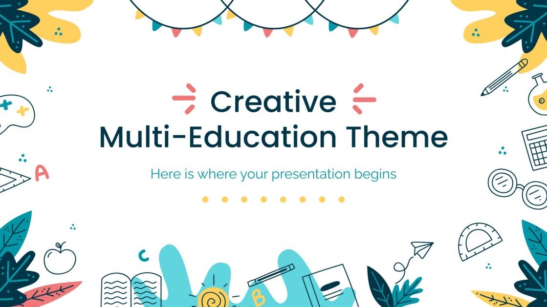 Creative Multi-Education Theme | Google Slides & PPT theme