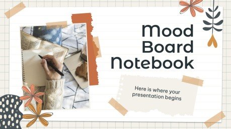 Mood Board Notebook | Google Slides & PowerPoint