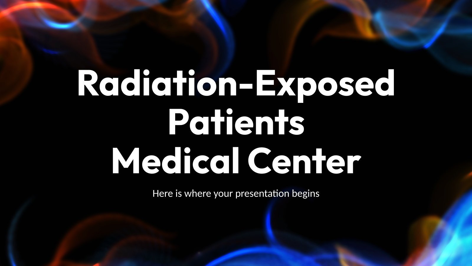 Google Slides and PowerPoint templates about radiation