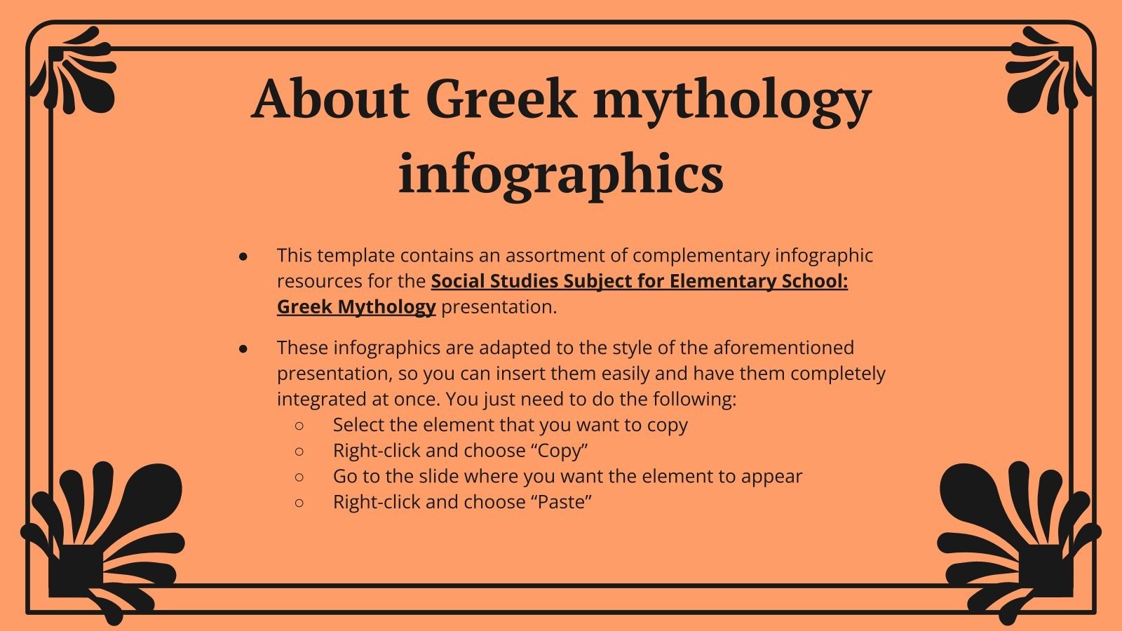 Social Studies for Elementary: Greek Mythology Infographics