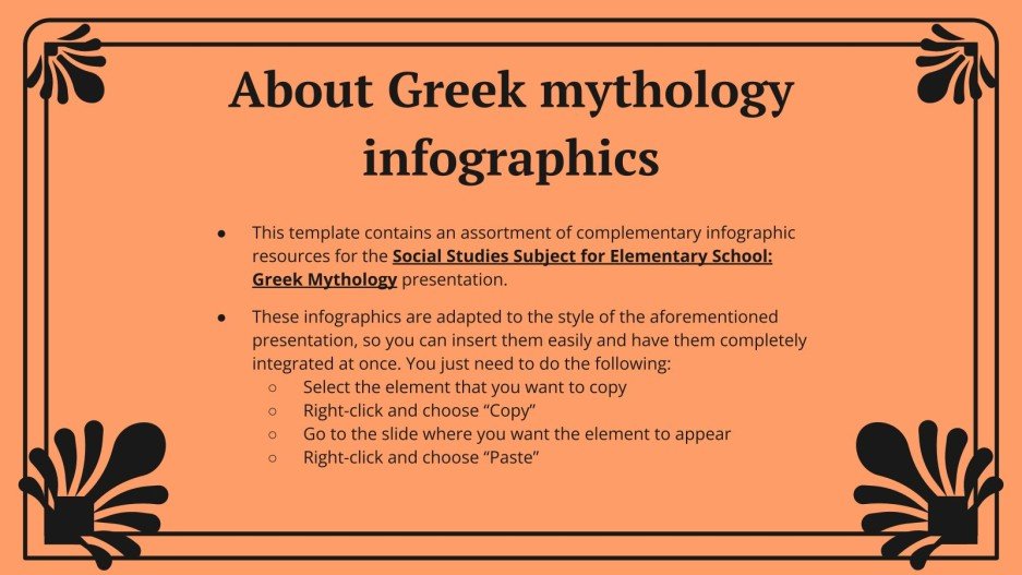 Social Studies for Elementary: Greek Mythology Infographics