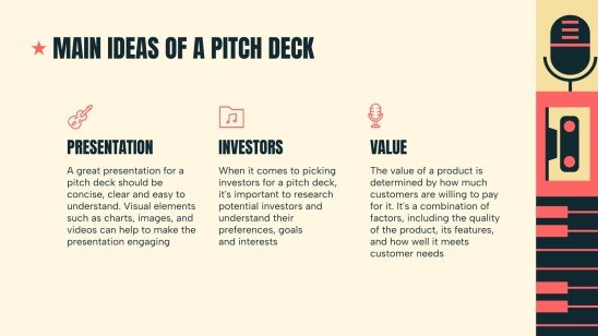 Music Record Pitch Deck | Google Slides & PowerPoint